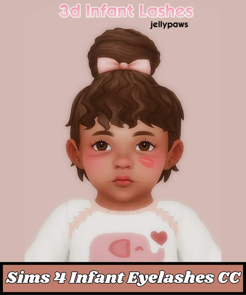 11+ Adorable Sims 4 Infant Eyelashes Cc (Maxis-Match Lashes & Natural ...