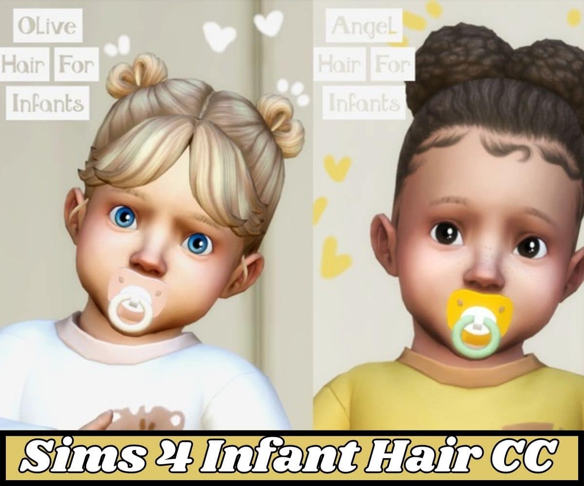 23+ Adorable Sims 4 Infant Hair Cc (Pigtails, Baby Hair, Braids, & More)